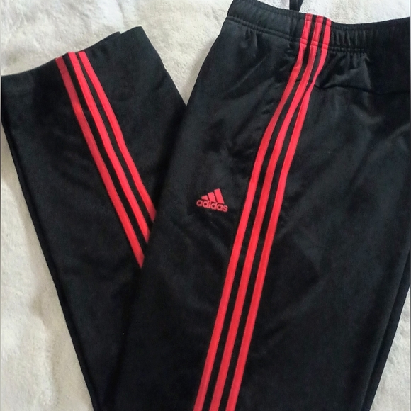 adidas Originals | Pants | Adidas Mens Red Black Track Pants Size Lt | Poshmark